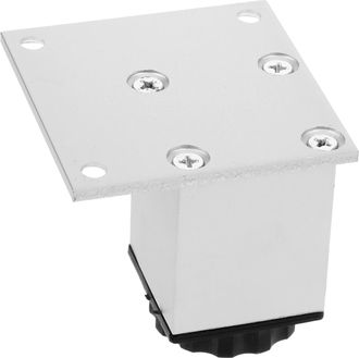 Valiclud Verstellbare Möbelfüße aus Langlebiger Aluminiumlegierung Hohe Quadratische Schrankbeine Robuste Ersatzfüße für Sofa Bett Schrank und Tisch Einfache M