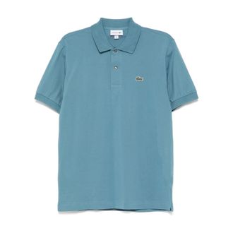 Lacoste Polo L.12.12 Piqu&eacute; L&eacute;ger - Homme - Tops - Bleu - Taille: 2XL
