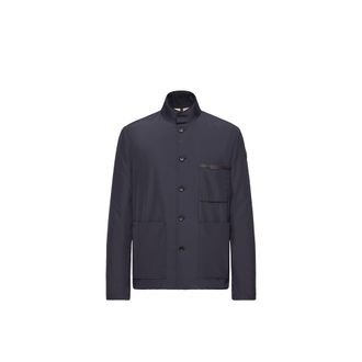 Moncler Moncler Doudoune-chemise Westerlies, Homme, Bleu, Taille: 0