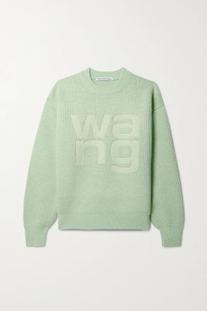 Alexander Wang Pull En Mailles Gaufrées - Vert