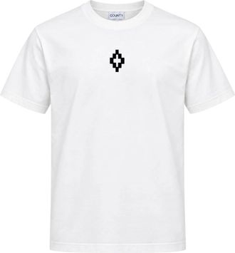 Marcelo Burlon T-Shirt F6Cmmath012 - Homme - Tops - Blanc - Taille: S