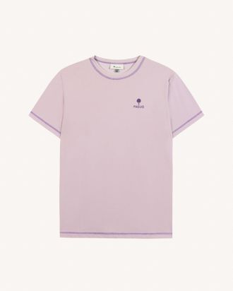 Faguo T-shirt imprim&eacute; faguo rose gris&eacute;