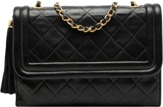 Chanel Sac bandouli&egrave;re matelass&eacute; doccasion - Femme - Pre-owned - Noir - Taille: ONE Size