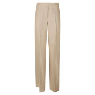 Max Mara Femme, Pantalons, Beige, Taille: 38 FR Pantalon Tailleur