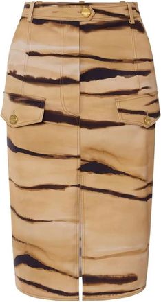 Elisabetta Franchi Femme, Jupes, Brun, Taille: 40 FR Elisabetta Franchi Skirts