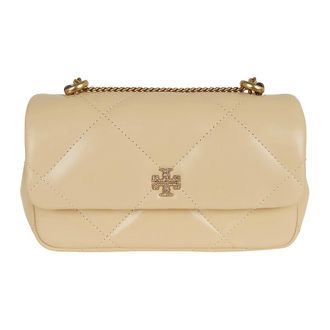 Tory Burch Femme, Sacs, Beige, Taille: ONE Size Mini sac à rabat matelassé losanges