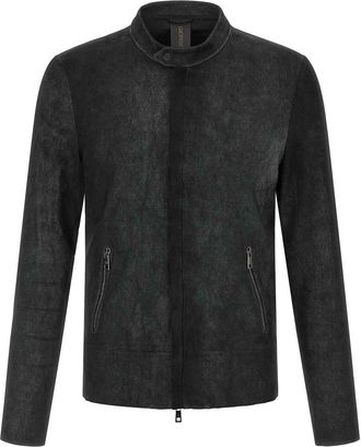 Giorgio Brato Blouson En Cuir - Noir