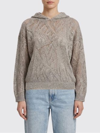 Brunello Cucinelli Sweat-Shirt BRUNELLO CUCINELLI Femme couleur Boue
