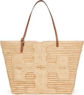 Tory Burch Femme, Sacs, Beige, Taille: ONE Size Ella Tote Bag