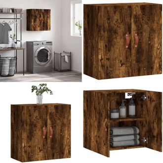 vidaXL Wandschrank R&auml;uchereiche 60x31x60 cm Holzwerkstoff - Wandregal Holz - Holzschrank