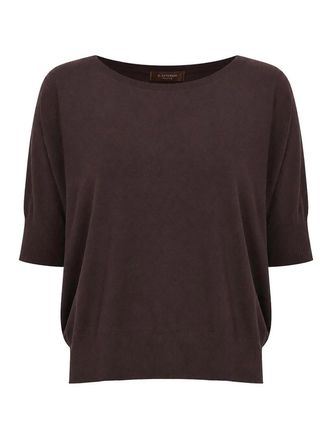 D.exterior T-Shirt - Dunkelbraun