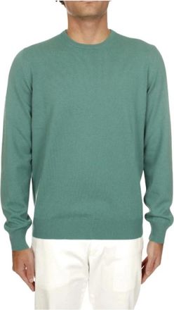 Gran Sasso Rundhals-Pullover - - Knitwear - Herren - Gr&uuml;n - 3XL