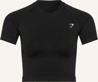 Gymshark Gymshark Cropped-Shirt Lift Seamless schwarz