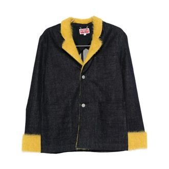 Kenzo Denim Pullover mit Knopfverschluss - - Jackets - Herren - Blau - S