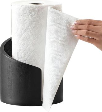 Generic Holz Arbeitsplatte Serviettenhalter - Handgefertigter h&ouml;lzerner Handtuchorganisator, Klassisches Rustikales K&uuml;chenzubeh&ouml;r, dekoratives Werkzeugregal M