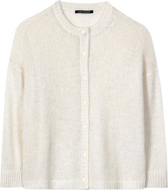 Luisa Cerano Femme, Pulls, Blanc, Taille: 42 FR Cardigan