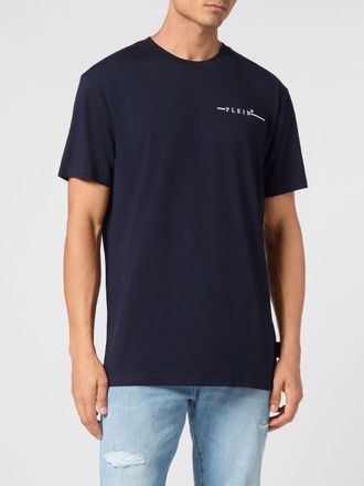 Philipp Plein T-shirt en coton avec logo contrastant sur la poitrine
