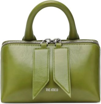 The Attico Friday top handle mini bag - Gr&uuml;n