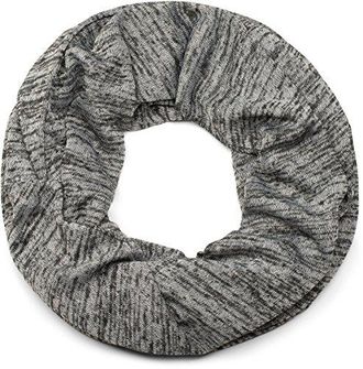 styleBREAKER écharpe loop à mailles fine, style mélange, écharpe ronde, tissu, unisexe 01017067, couleur:Gris-Gris clair