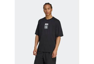 adidas Originals T-Shirt LEO OVERSIZE sportlicher Stil, kurze &Auml;rmel, f&uuml;r Laufen und Freizeit, Leo-Print