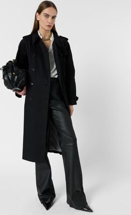 Gerard Darel Trench long noir - SERGE - Noir
