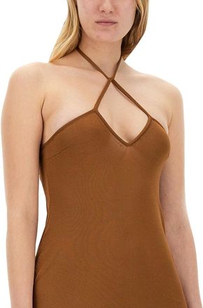 Tom Ford Viscose Jersey Dress - Bronze