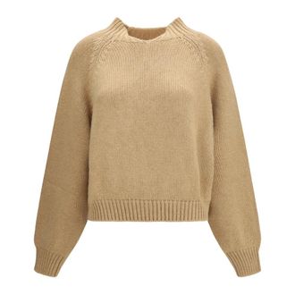 Khaite Pull en Cachemire Cain - Femme - Pulls - Beige - Taille: 40 FR