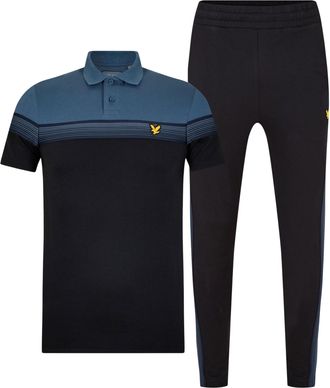 Lyle & Scott Trainingsanzug-Set f&uuml;r Herren (2er-Pack) (Helles Marineblau)