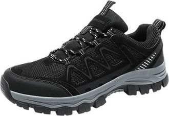 Generic Chaussures de sport pour homme - En maille - Couleur unie - Avec lacets - Chaussures de sport confortables - A&eacute;r&eacute;es - Chaussures de course souples - C