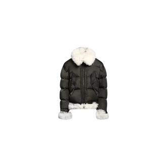 Dsquared2 Schwarze Daunenjacke - Nylonstoff - - Jackets - Damen - Schwarzk - 2XL
