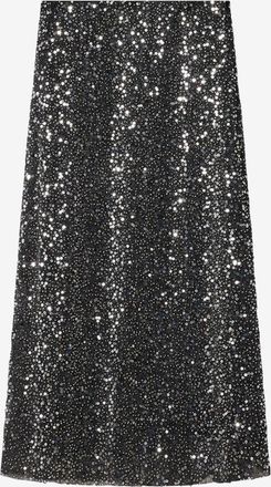 Isabel Marant Jupe Nejany - Femme - Argent - Taille34 - Marant &Eacute;toile