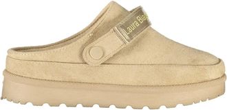 Laura Biagiotti Femme, Chaussures, Beige, Taille: 37 EU Chaussures sabot dhiver