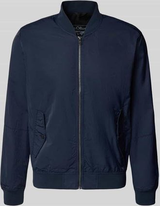 s.Oliver Red Label Regular Fit Bomberjacke mit Stehkragen
