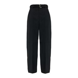 Bottega Veneta Hose mit G&uuml;rtel - - Trousers - Damen - Schwarzk - 2XS