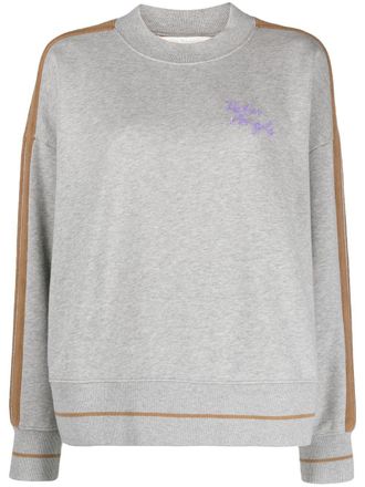 Palm Angels sweat &agrave; logo Angels brod&eacute; - Gris