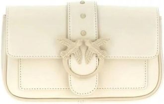 Pinko Pinko, Femme, Sacs, Blanc, Taille: ONE Size Love One Pocket