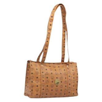 MCM Sac cabas Pre-owned - Femme - Pre-owned - Brun - Taille: ONE Size