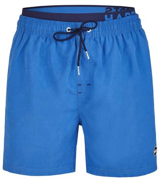 Happyshorts Herren Badeshorts Strandshorts Shorts blau Blue Happy Waist Band S - XXL, Gr&ouml;sse:XXL, Farbe:blau