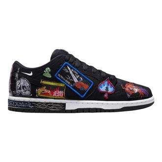 Nike Limited Edition Halloween Dunk Low Pro QS Neckface - - Sport - Herren - Mehrfarbig - 41 EU