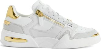 Giuseppe Zanotti Homme, Chaussures, Blanc, Taille: 42 EU Baskets basse &agrave; lacets