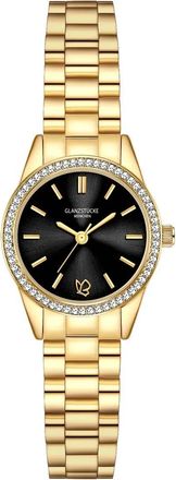 Glanzst&uuml;cke M&uuml;nchen Uhr - Damen Armbanduhr Edelstahl - Gr. unisize - in Gold - f&uuml;r Damen