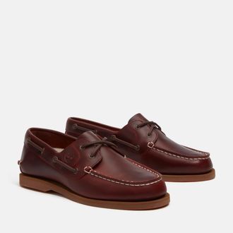 Timberland Bootsschuh TIMBERLAND CLASSIC BOAT BOAT SHOE, Damen, Gr. 41, bur f grain, Leder, Schuhe Bootsschuh, Classic Bootsschuh aus Timberland Premium Leder, T