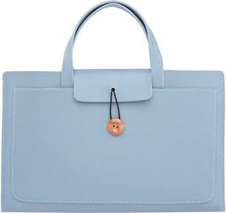 Generic Sac à main pour femme en cuir synthétique avec sac de rangement et serrure pour ordinateur portable, business, quotidien, Bleu L