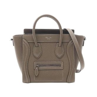 Celine Pre-owned Luggage Nano Shopper Leather 2way Bag - - Pre-owned - Damen - Braun - ONE SIZE