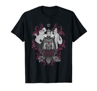 Disney Villains Floral Essence Of Beauty T-Shirt
