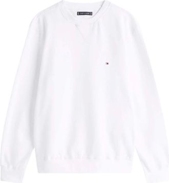 Tommy Hilfiger Homme, Sweatshirts et sweats &agrave; capuche, Blanc, Taille: M Essential Terry SweaT-shirt