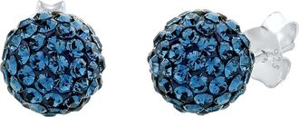 Elli Ohrringe Damen Glamour mit Kristalle in 925 Sterling Silber