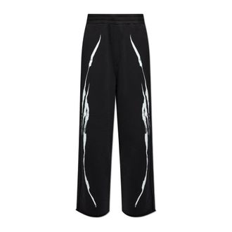 44 Label Group Homme, Pantalons, Noir, Taille: L Pantalon de survêtement avec logo