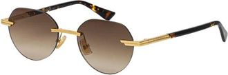 Bottega Veneta Lunettes de soleil - Homme - Accessoires - Jaune - Taille: 51 MM