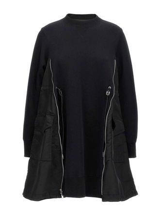 sacai Robe Courte - Noir
